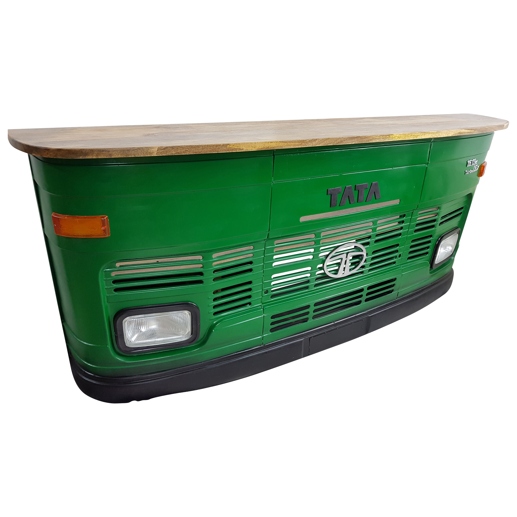 Theke Empfangstresen LKW Bar Tresen Tata groß grün Vintage Design ...