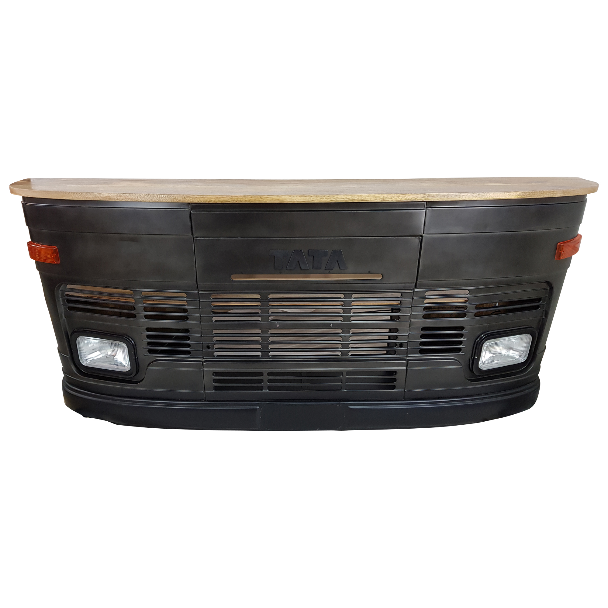 Theke Empfangstresen LKW Bar Tresen Tata groß schwarz Vintage Design ...