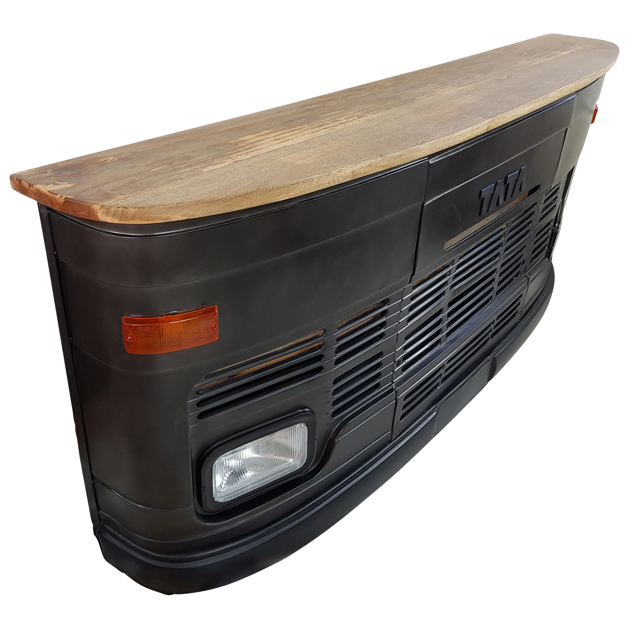 Theke Empfangstresen LKW Bar Tresen Tata groß schwarz Vintage Design ...