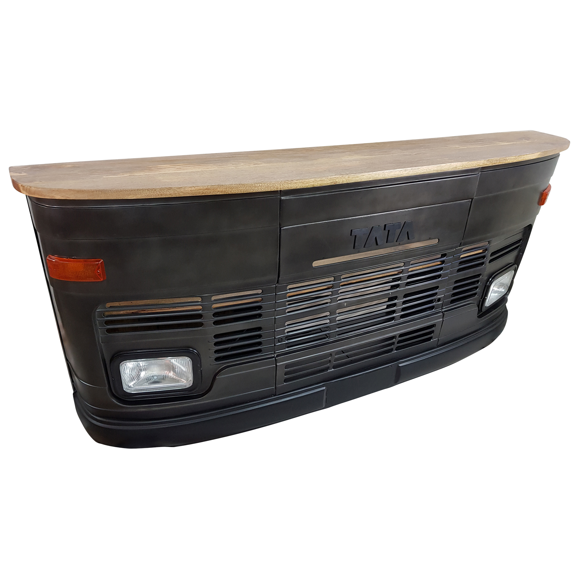 Theke Empfangstresen LKW Bar Tresen Tata groß schwarz Vintage Design ...