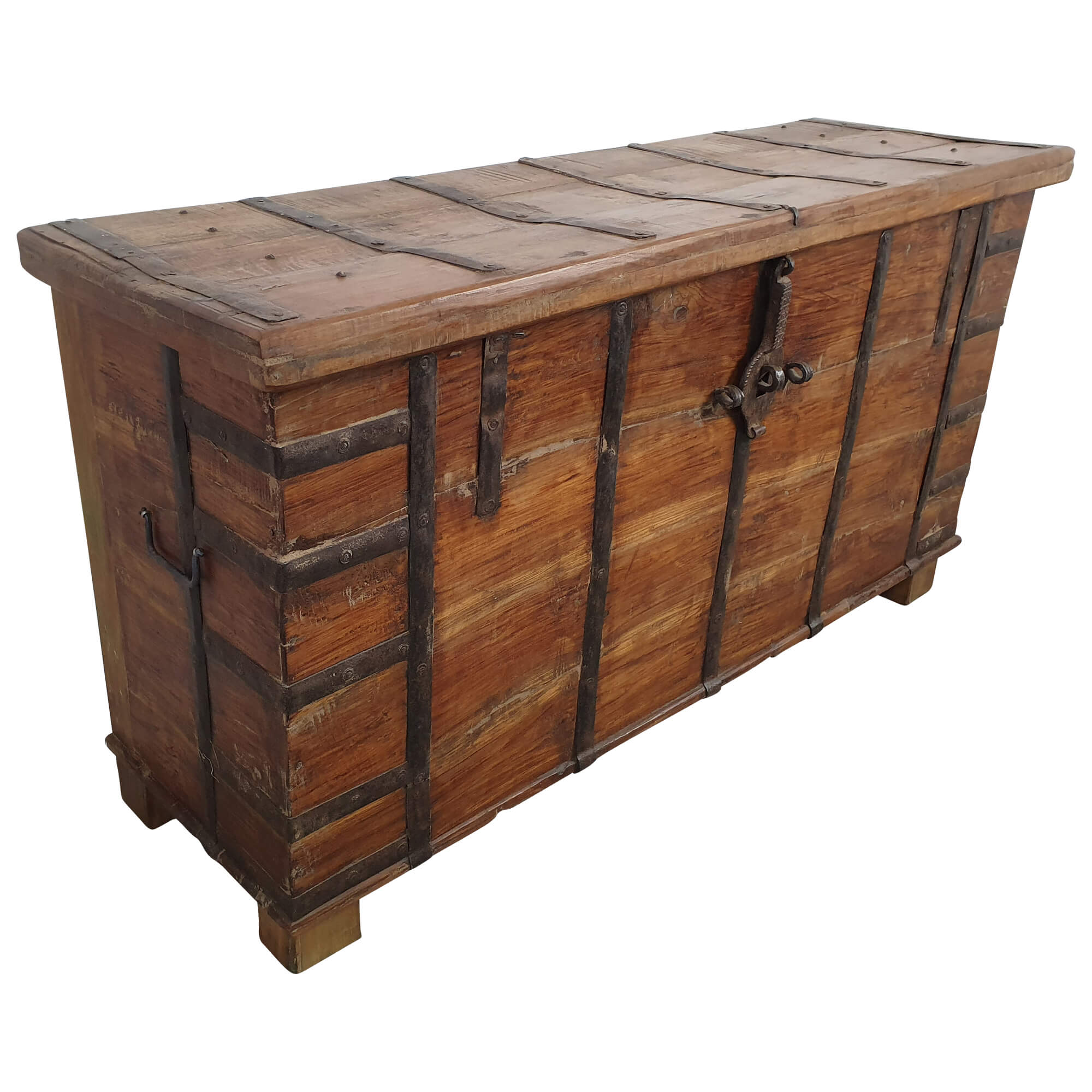 Große Holztruhe Truhe Hochzeitstruhe Vintage Massivholz Altholz Antik ...